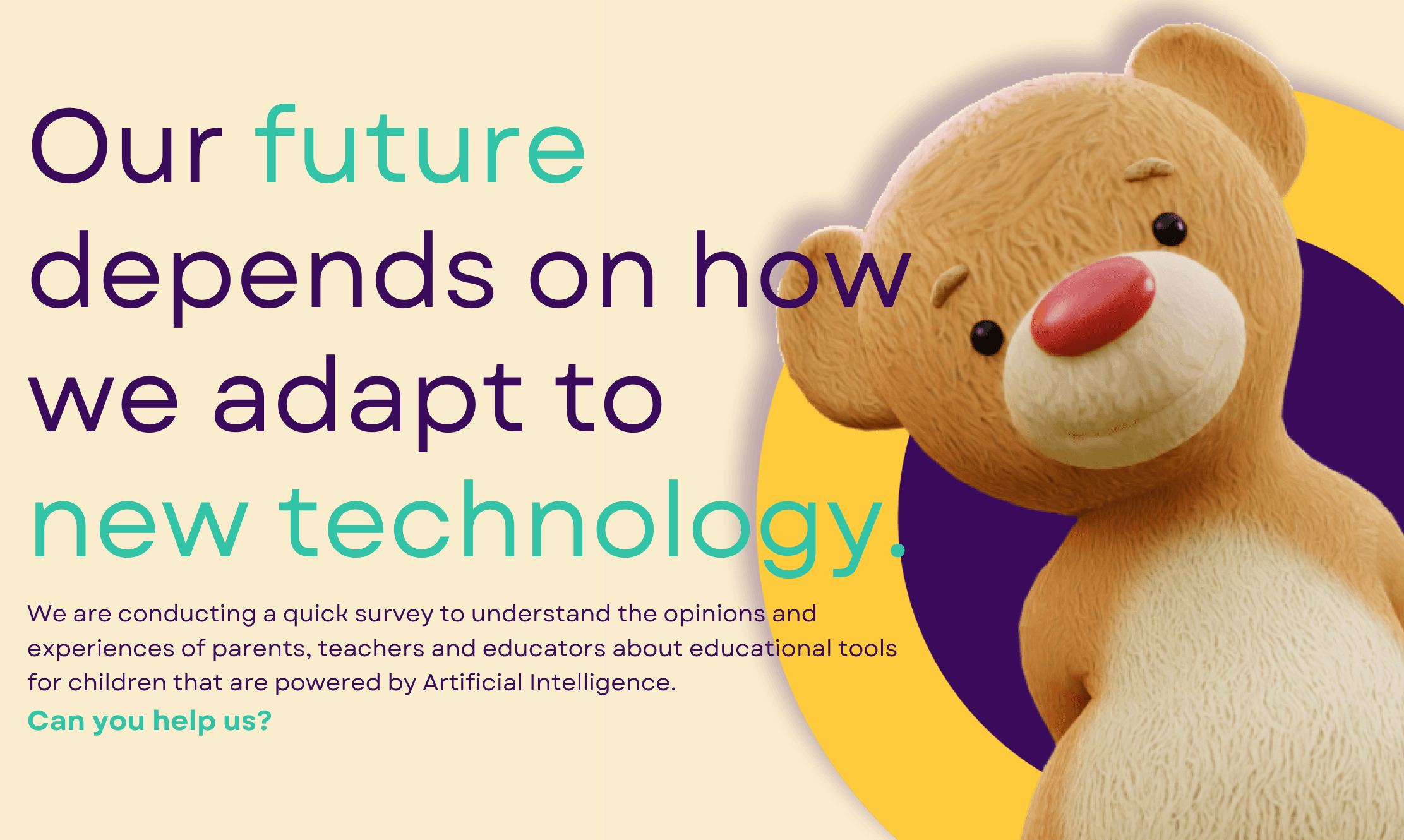 Homepage | Teddy AI - Study buddy for children